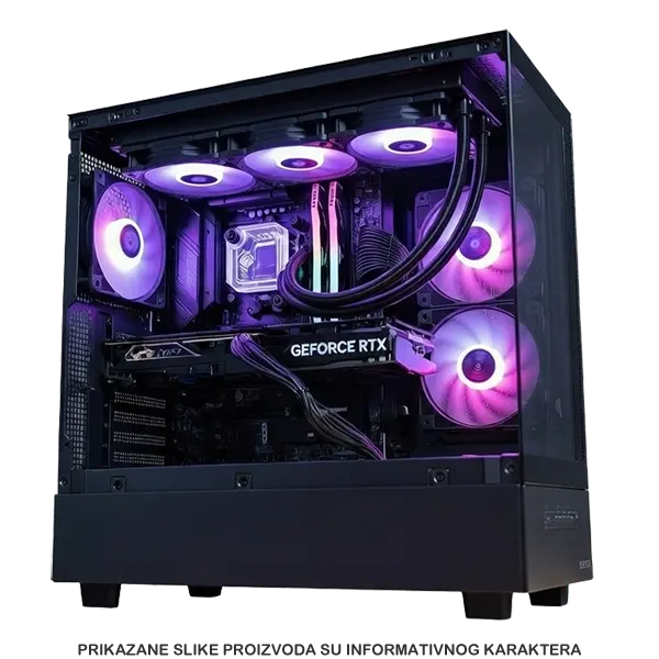 VIP Gaming Zen XR računar - Ryzen 7 9800X3D, AIO 360 ARGB, GeForce RTX 5060 Ti 16GB, DDR5 16GB, 1TB SSD, B850, 750W GOLD, XR, Win11