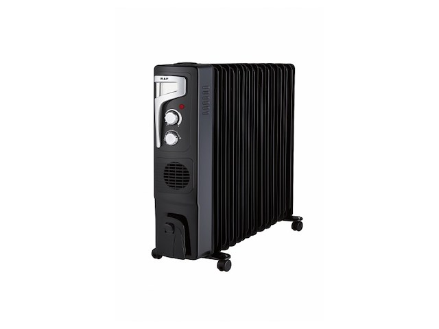 RAF R.1329B ULJNI RADIJATOR SA VENTILATOROM 13 REBARA CRNI 2900W