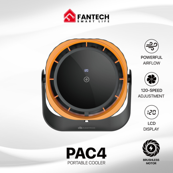 Prenosni ventilator Fantech PAC4 crni