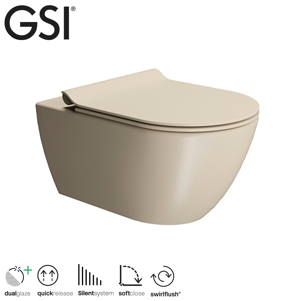 GSI PURA WC ŠOLJA KONZOLNA 360x550 CRETA MAT 881508