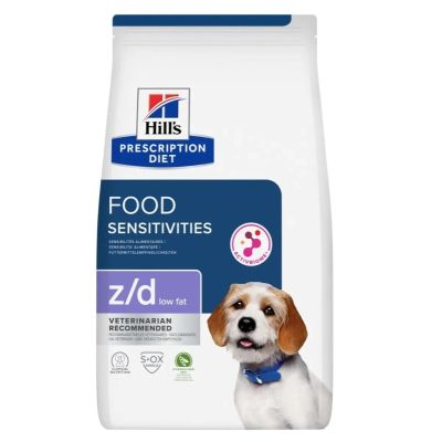 Hill's Dog Food Sensitivities z/d Low Fat Hidrolizovana Soja 3kg