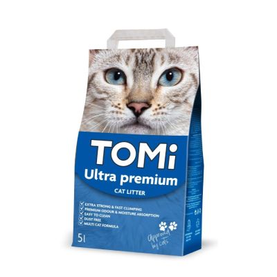 Tomi Posip za Mačke Plavi Ultra Premium 5L