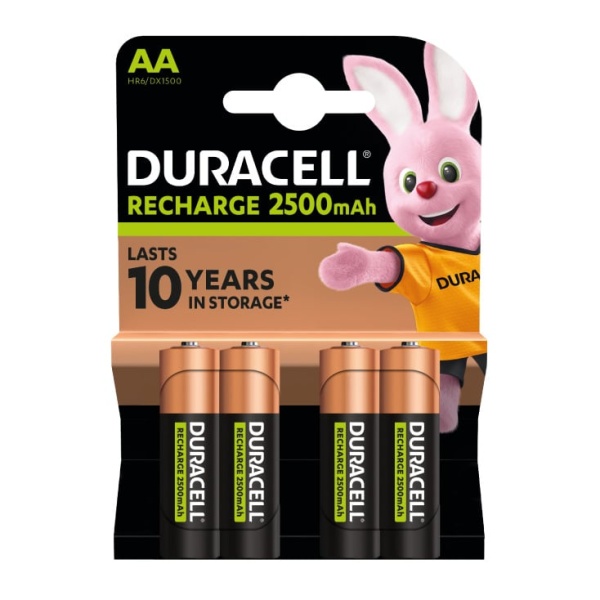 Punjive baterije Aa 2500 MAH Duracell DUR-NH-AA2500/BP4n