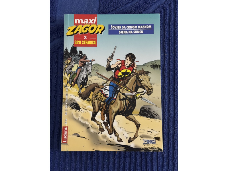 ZAGOR MAXI 3 COVJEK SA CRNOM MASKOM