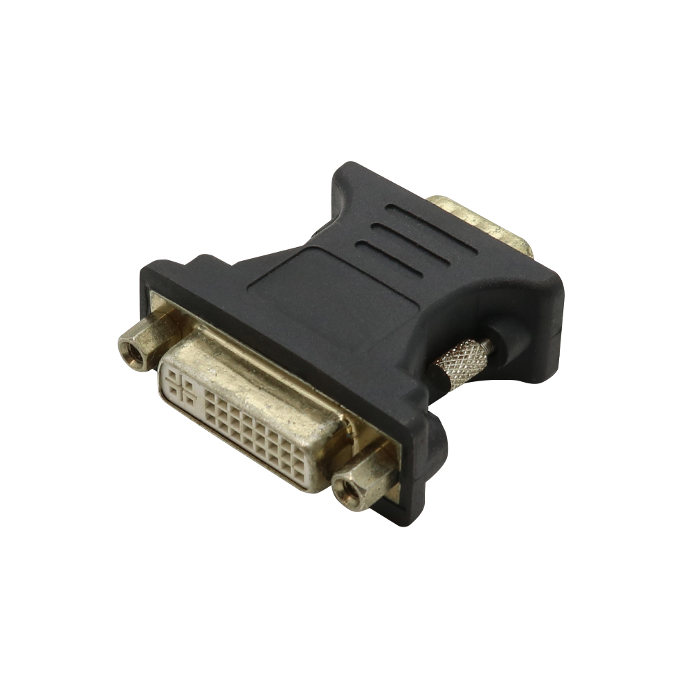 Adapter VGA (muski) na DVI 24+5 (zenski) 2K 1080p PVC pun kalup (OTN-7587) Onten (MS)