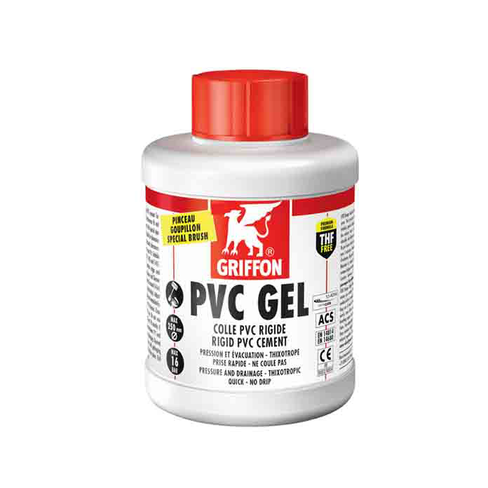 GRIFFON PVC Gel lepak 500 ml za PVC cevi i fitinge