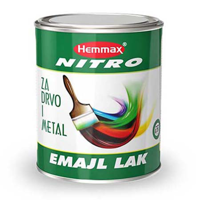 Emajl beli lak za metal i drvo nitro 750 ml