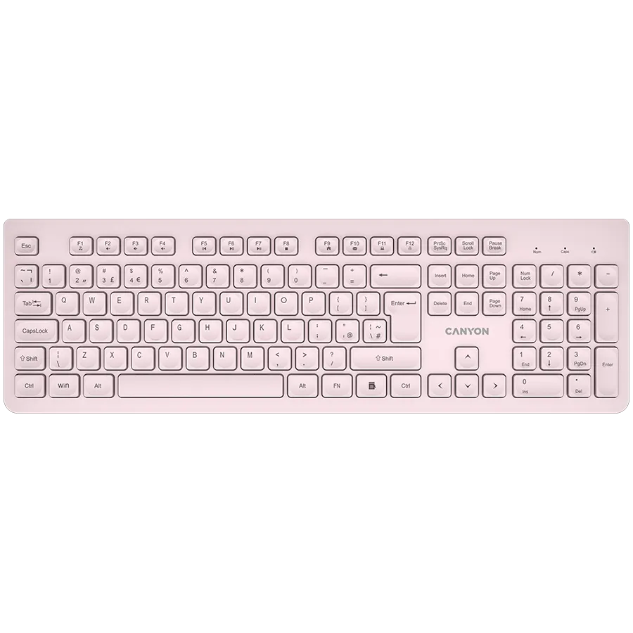 CANYON keyboard HKBW01 UK/US AAA Wireless Beige