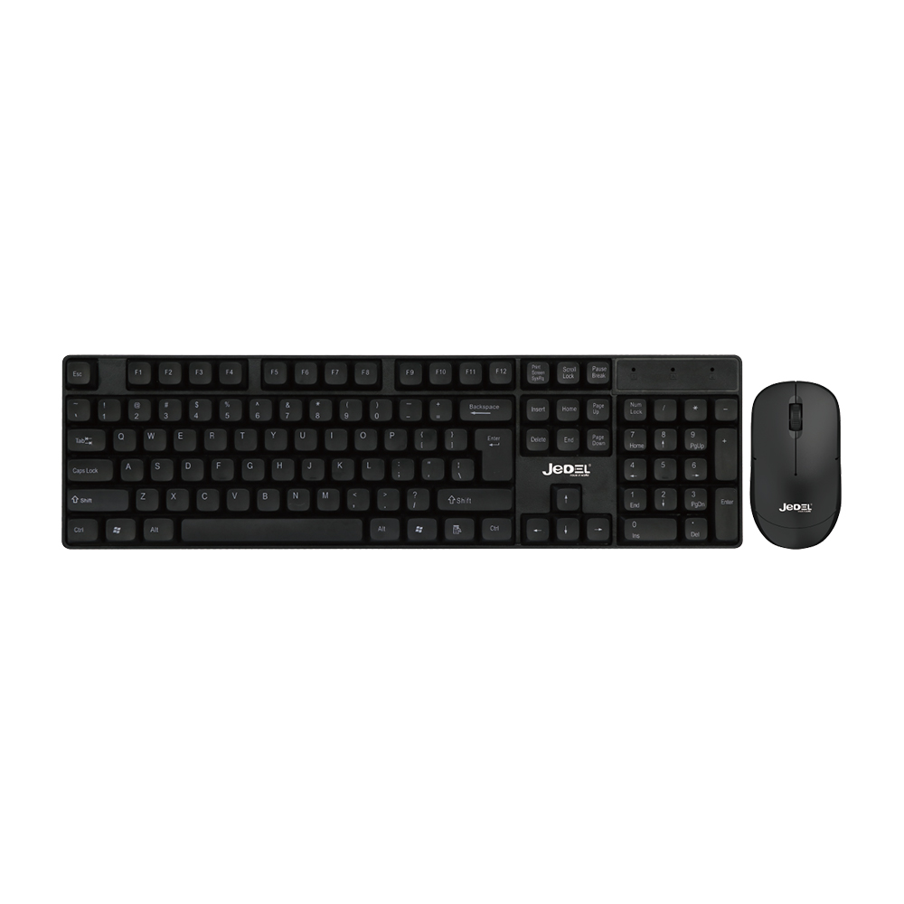 Tastatura bezicna i mis bezicni WS730+ crna JEDEL (MS)