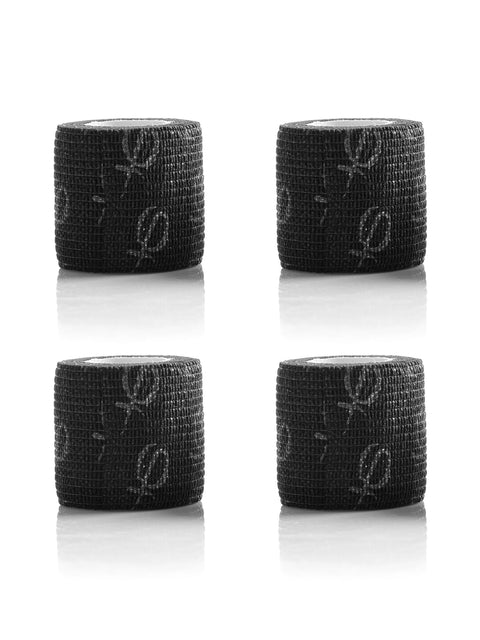 Phi self-adhesive grip tape black - 4 pcs