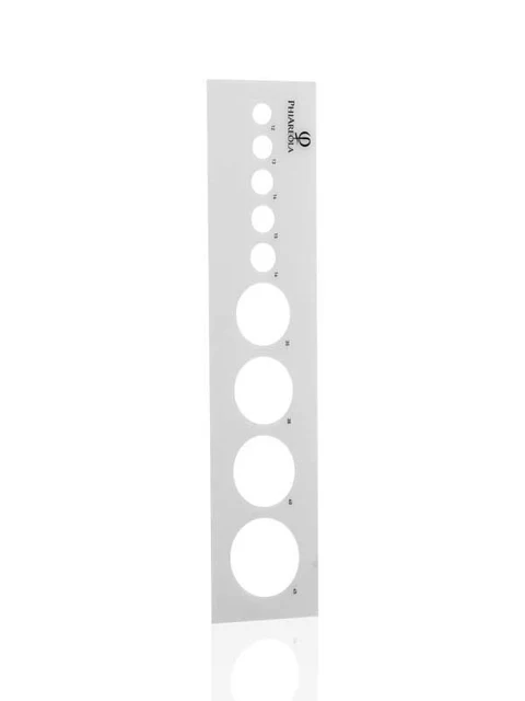 Phi Areola Circle Measure Stencil