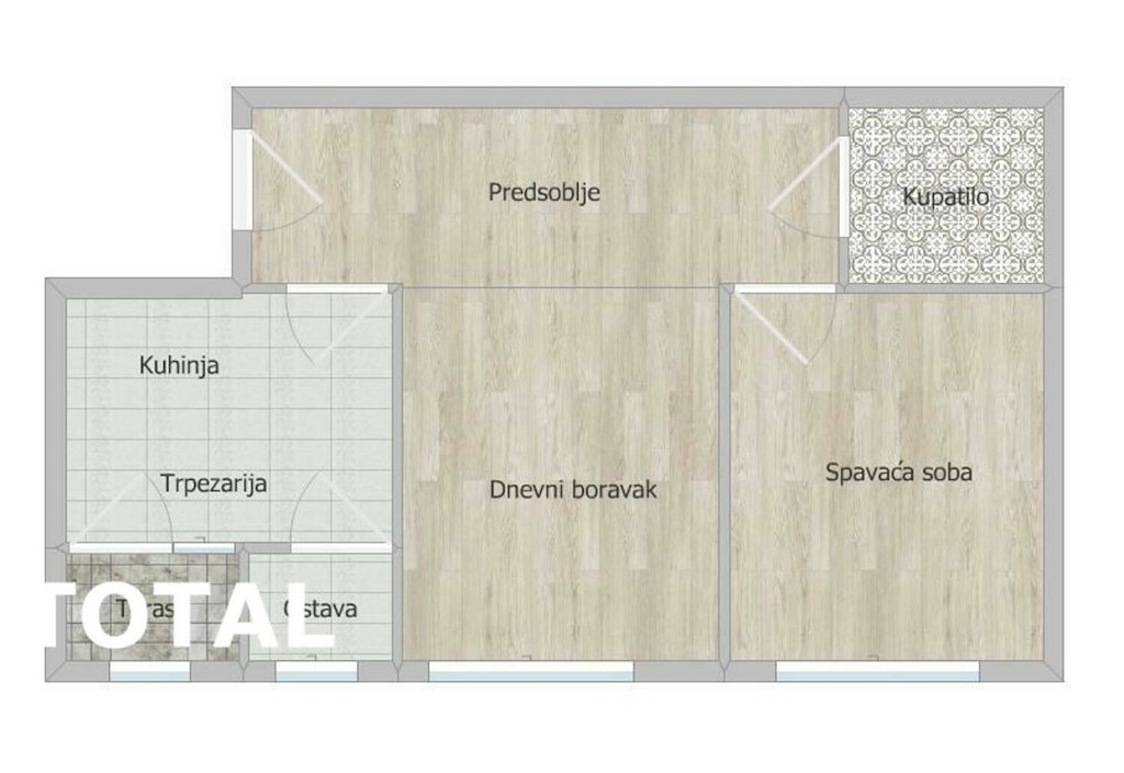 Dvosoban stan, Novi Sad - Satelit | Prodaja · 48m² · 92.700€