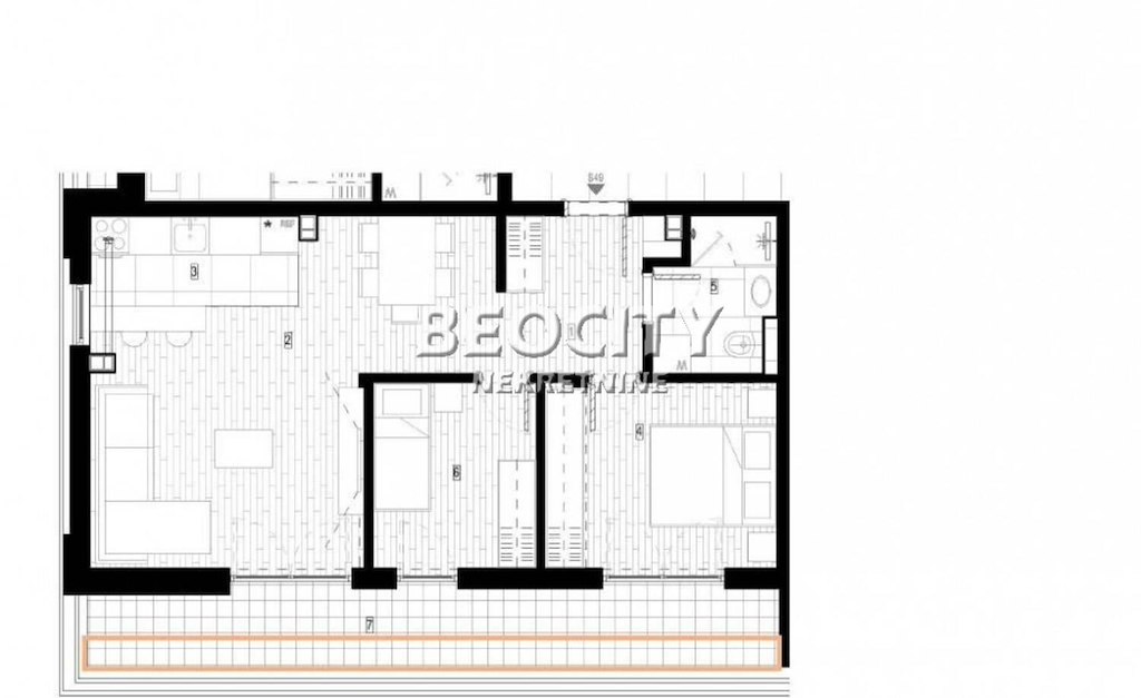 Dvosoban stan, Beograd - Radiofar | Prodaja · 69m² · 127.650€