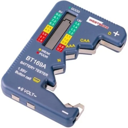 Digitalni tester baterija C/AA/AAA/D/N/9V WESTBERG