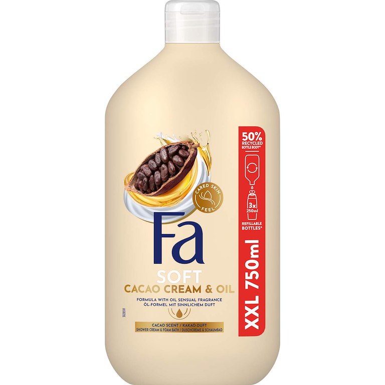 Fa gel tuš cacao cream&oil 750ml fa