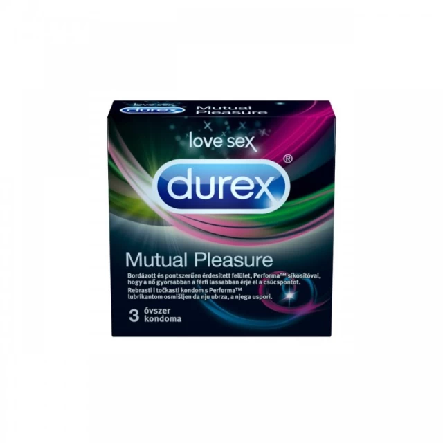 Durex Mutual Pleasure – Kondomi za obostrano uživanje (3 kom)
