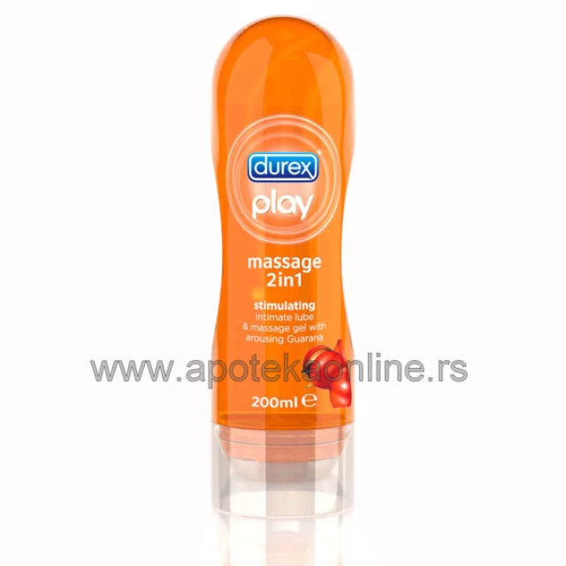 Durex Play Stimulating 2u1 Massage – Stimulativni gel sa guaranom (200 ml)