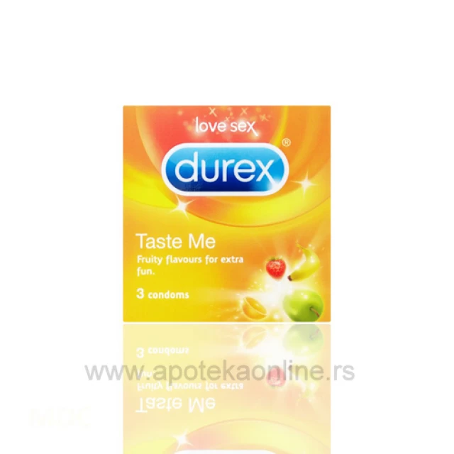 Durex Taste Me – Voćni miks kondoma za dodatnu zabavu (3 kom)