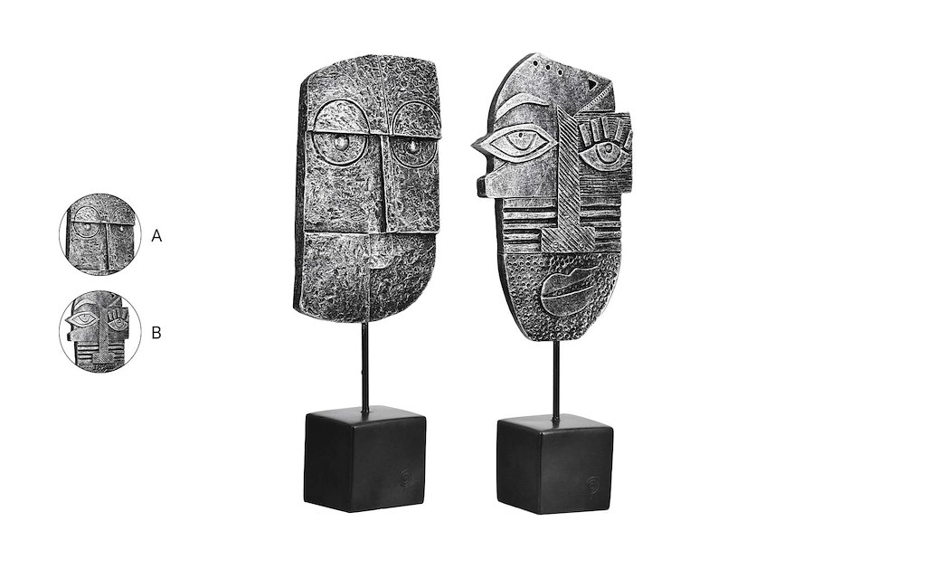 Dekoracija Face 24cm više vrsta