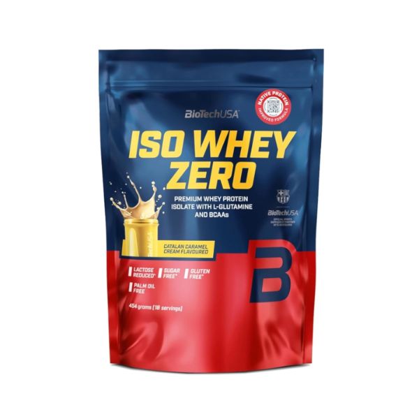 BioTechUSA IsoWhey Zero Catalan caramel cream 454g