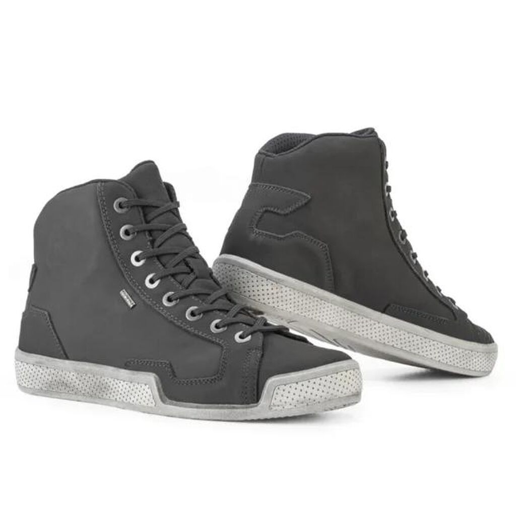 Sneakers patike – visoki model, tamno siva boja - Urbani high‑top