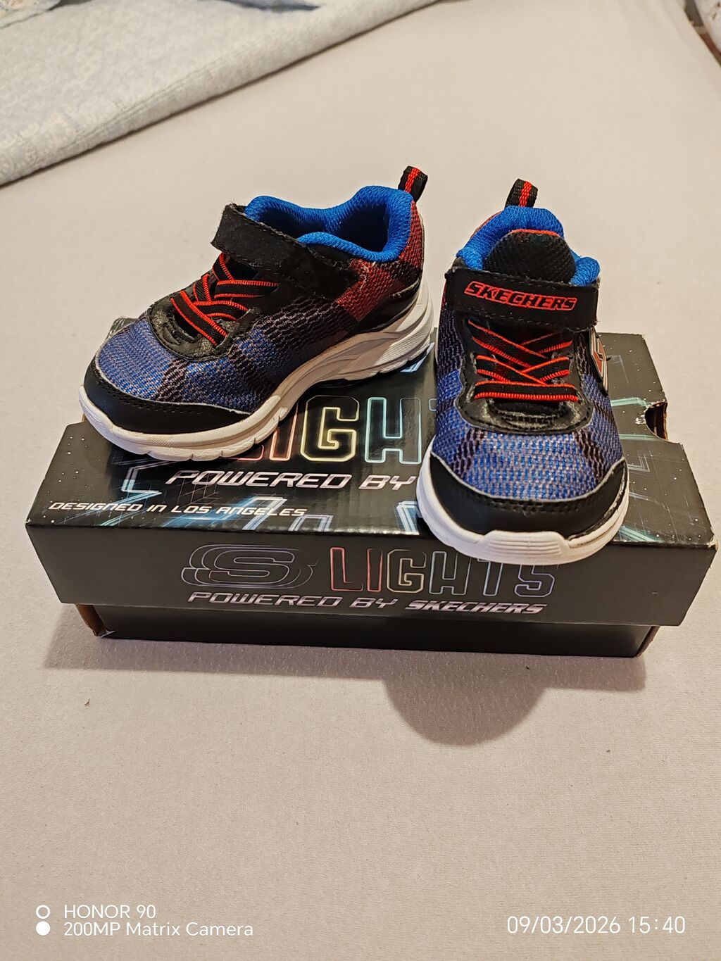 Skechers dečje patike s lampicama – S Lights E-RUPTERS II “Lava Wave”