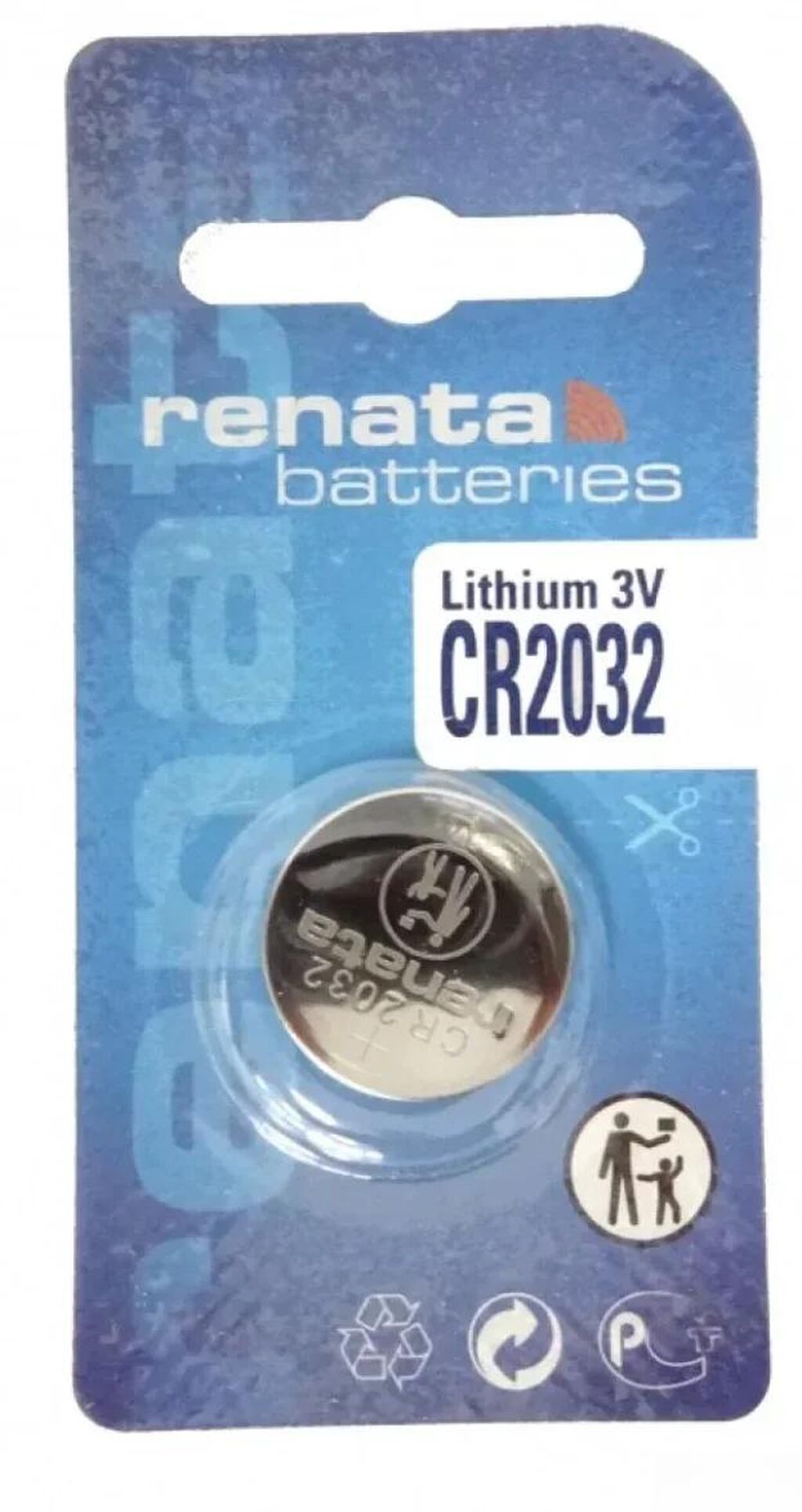 Renata CR2032 litijumska dugmad-baterija, 3V - Tip: CR2032 (Lithium