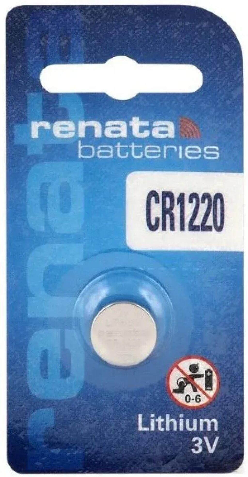 Renata CR1220 litijumska dugmasta baterija – 3V - Tip: CR1220