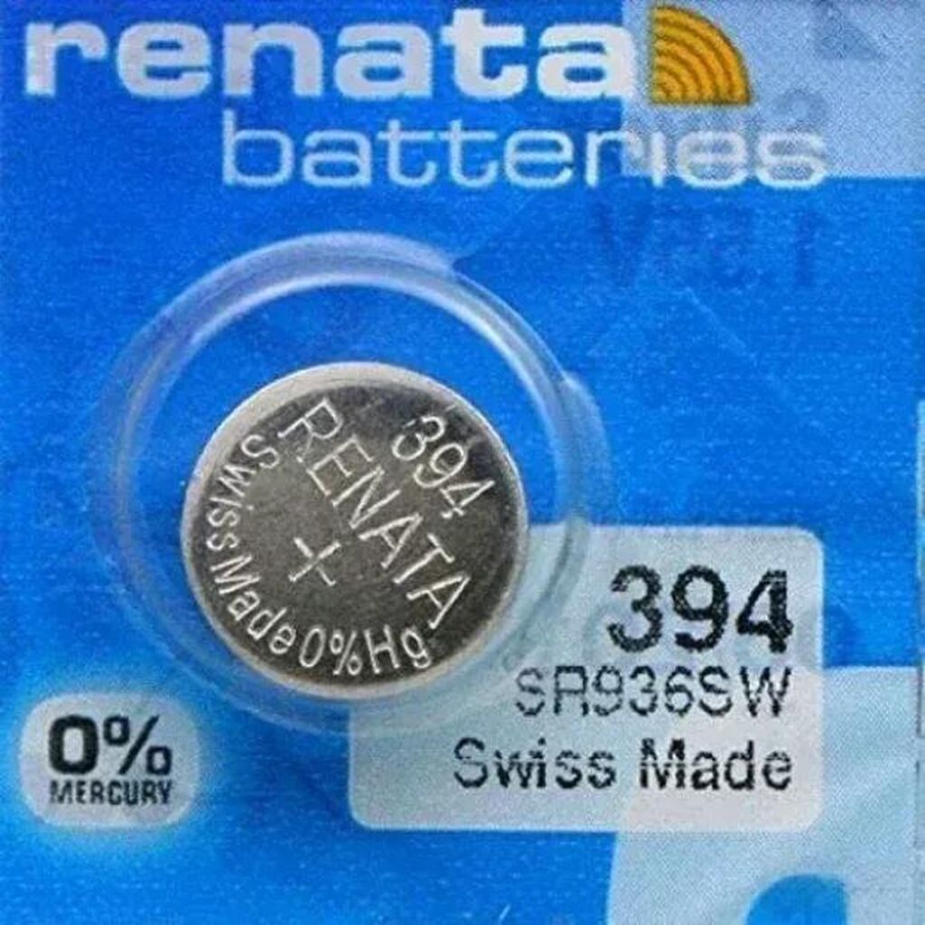 Renata 394 (SR936SW) – švajcarska silver-oksid dugmasta baterija za