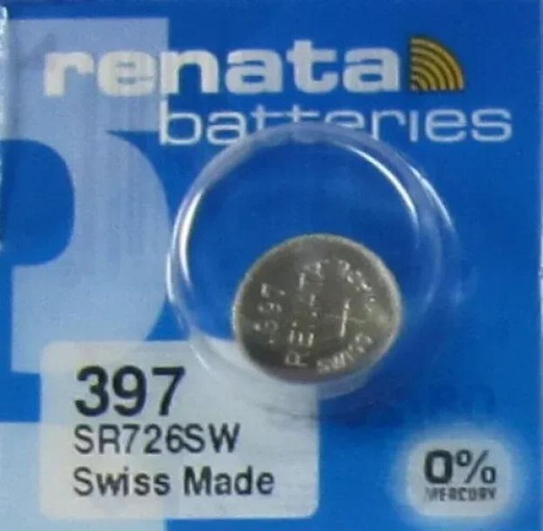 Renata dugmasta baterija 397 SR726SW – Swiss Made - Tip