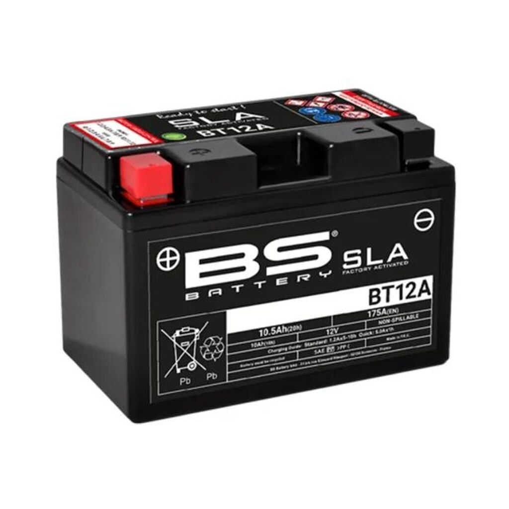 BS Battery SLA BT12A – akumulator za motocikle - Tip: SLA (Sealed
