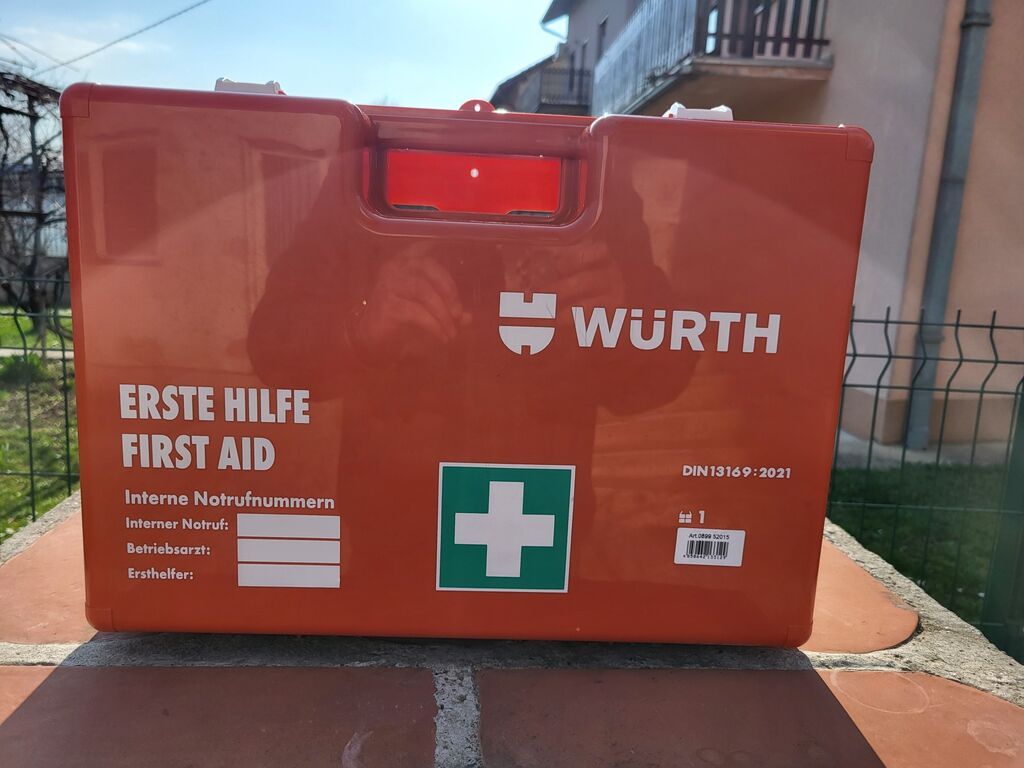 Würth kutija prve pomoći - Profesionalni komplet prve pomoći u