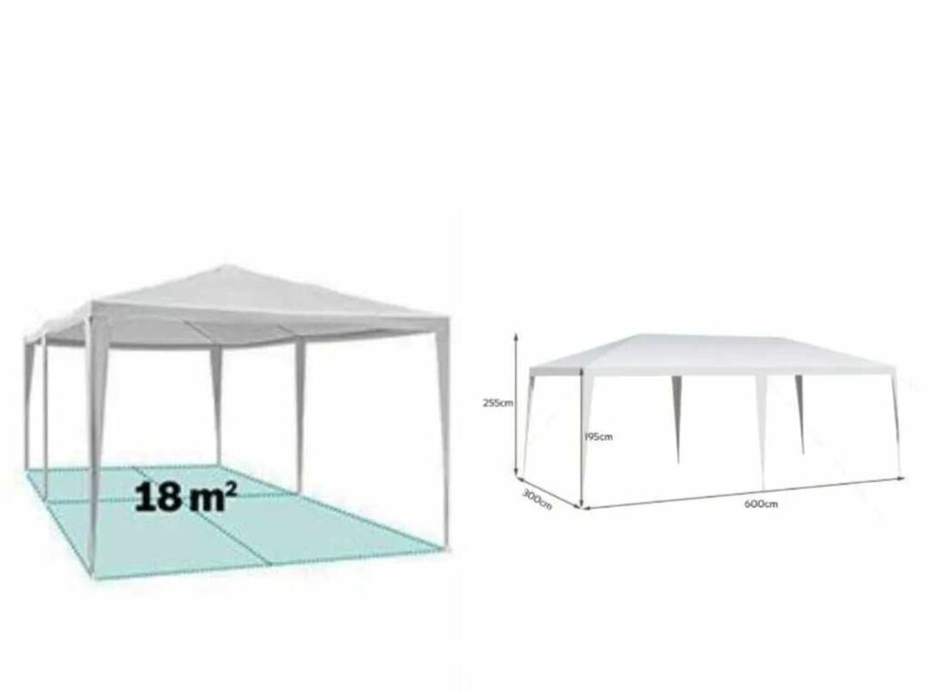 Potpuno NOV paviljon, dimenzija 3x3 metra. Zelene ili bele boje bez