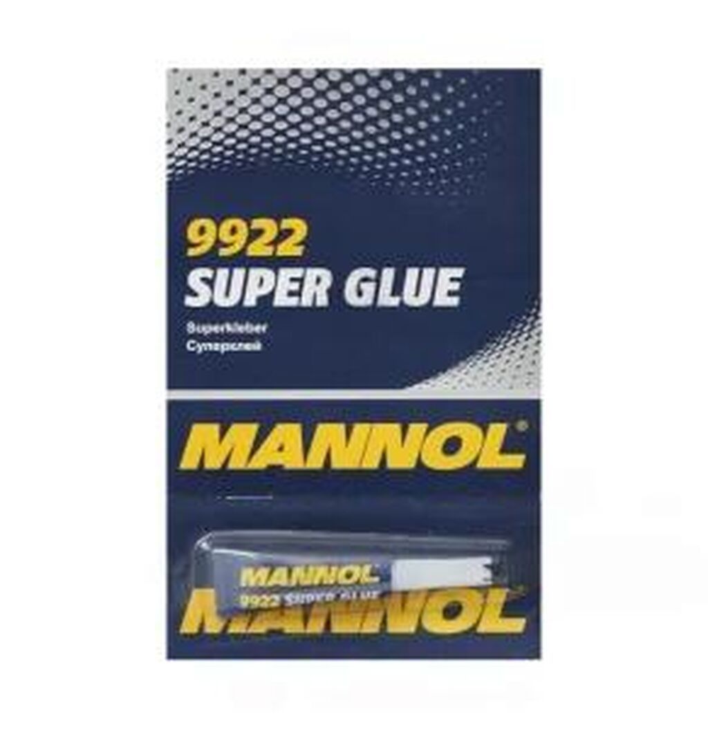 Mannol 9922 Super Glue – univerzalno superlepak za brze i čvrste
