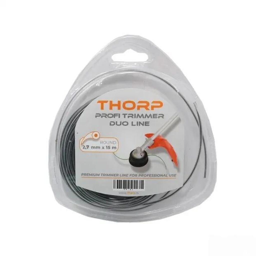 THORP Profi Trimmer Duo Line – struna za trimer - Tip: okrugla struna