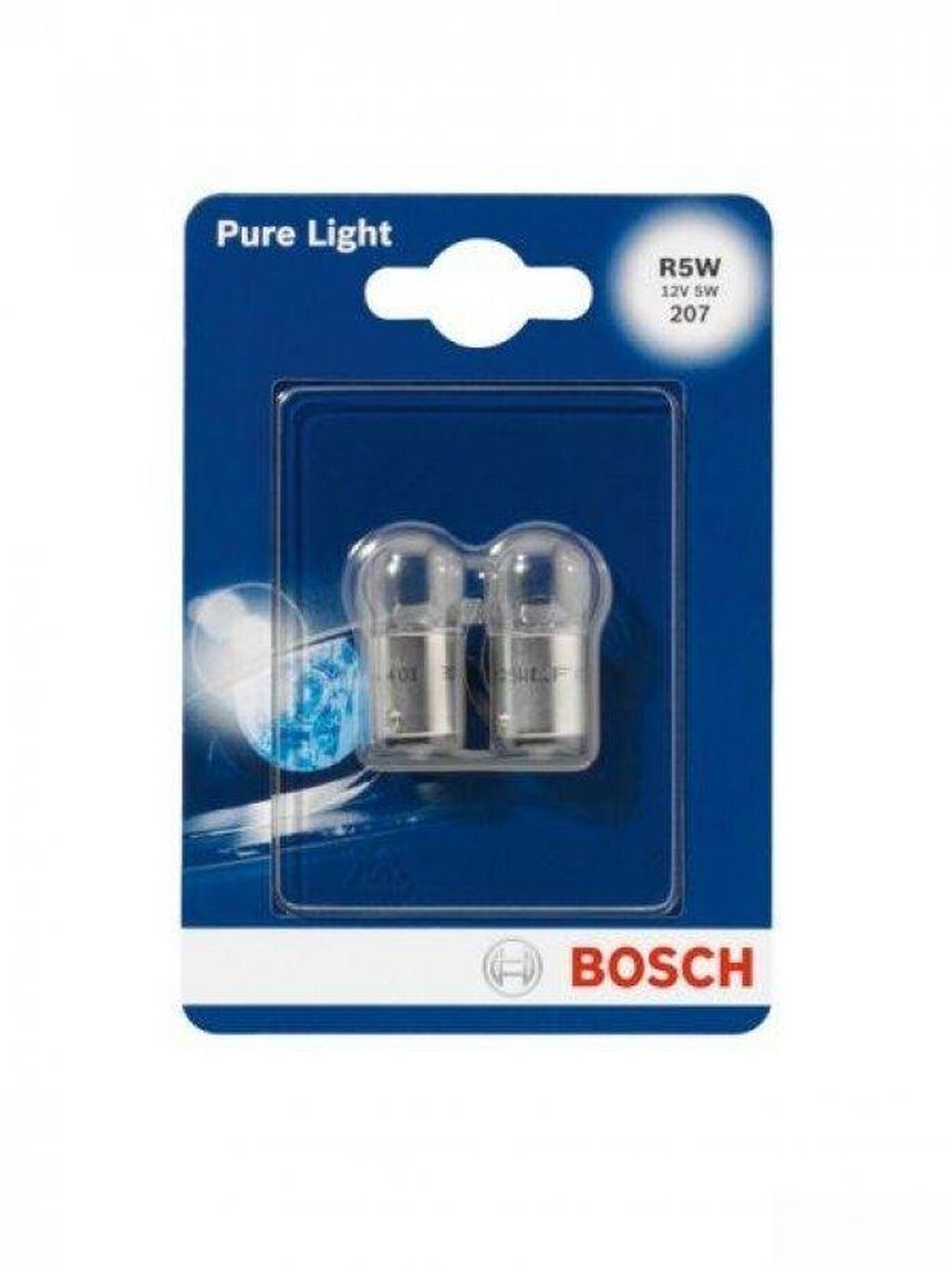 BOSCH Pure Light auto sijalice – R5W 12V 5W (model 207), pakovanje 2