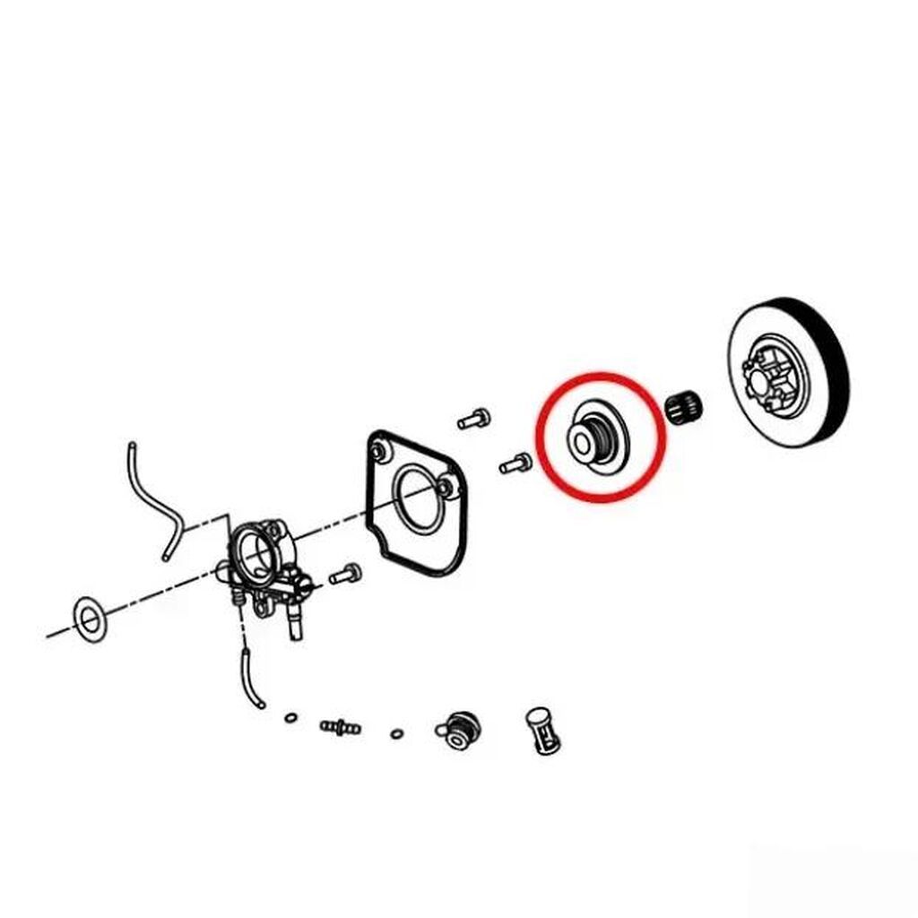 Plastični točkić/klizač gasa (roler) za karburator – OEM zamenski deo