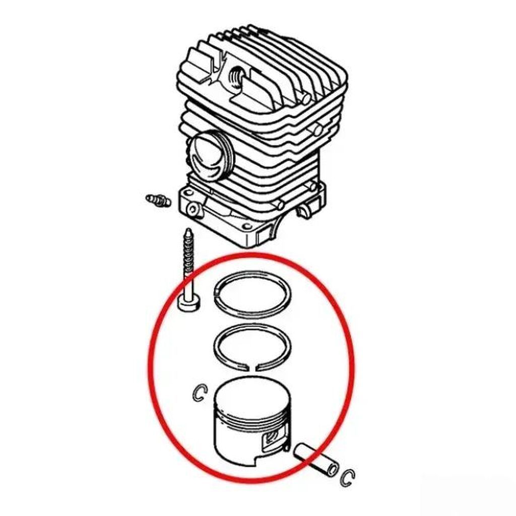 Klip set za motorne testere – komplet Opis: - Komplet klipa za
