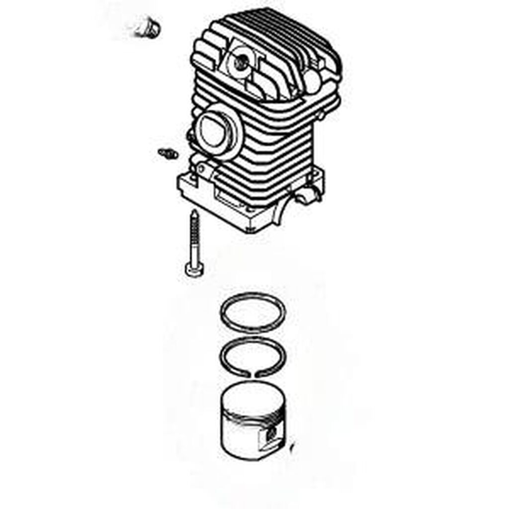 Klip set za dvotaktni motor (pila/trimer) – komplet Sadrži: - klip -