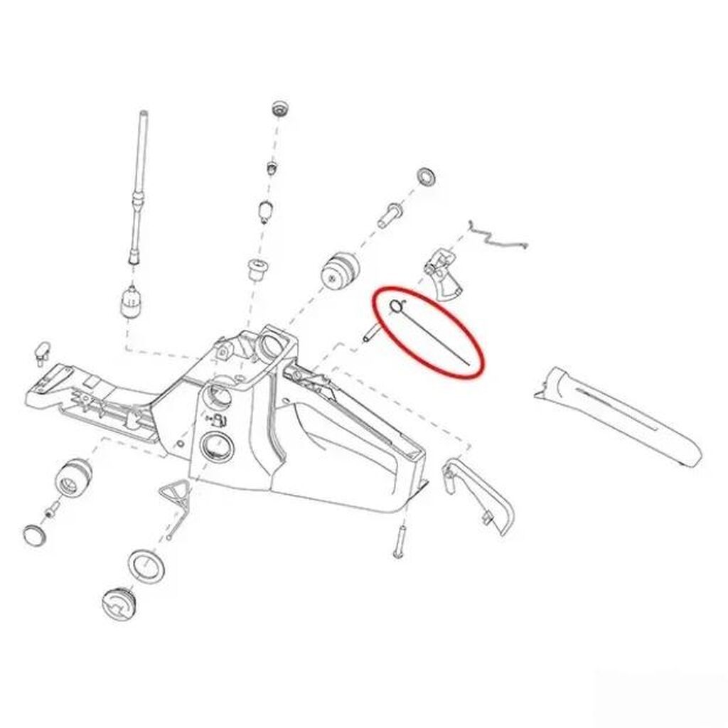 Originalna opruga okidača za motorne testere Husqvarna/Jonsered -