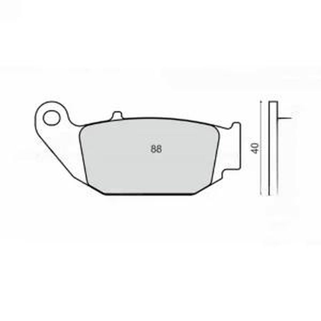 Prednje kočione pločice – dimenzije i specifikacije - Tip: disk