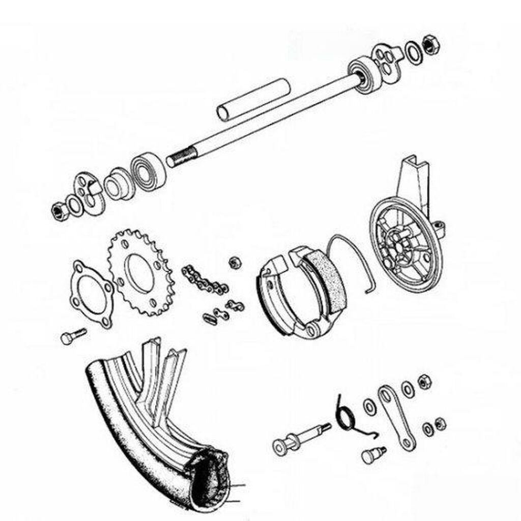 Zupčasta ploča/limitator povratnog mehanizma za motorne testere -