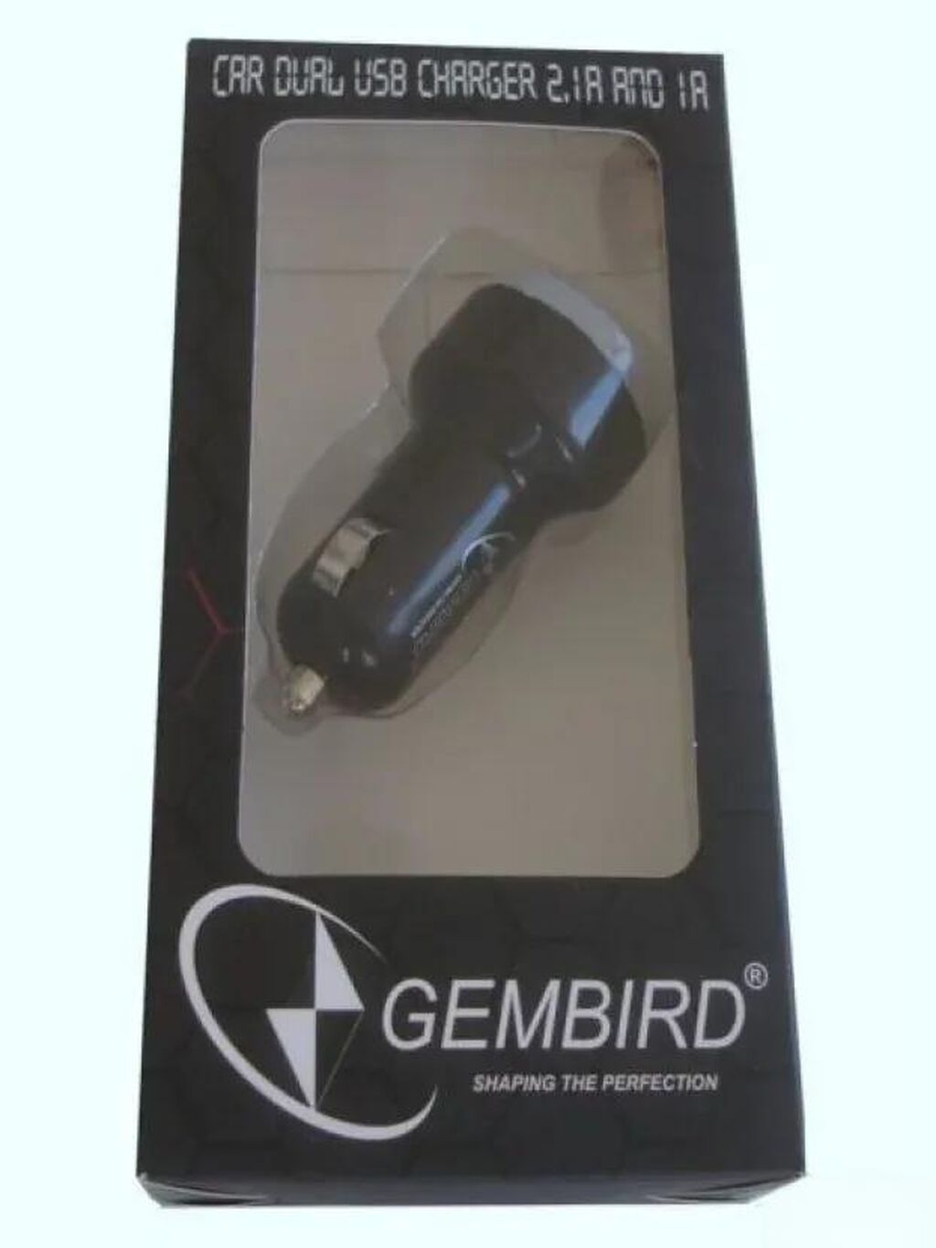 Gembird auto punjač – dupli USB - Tip: auto punjač za upaljač (12–24