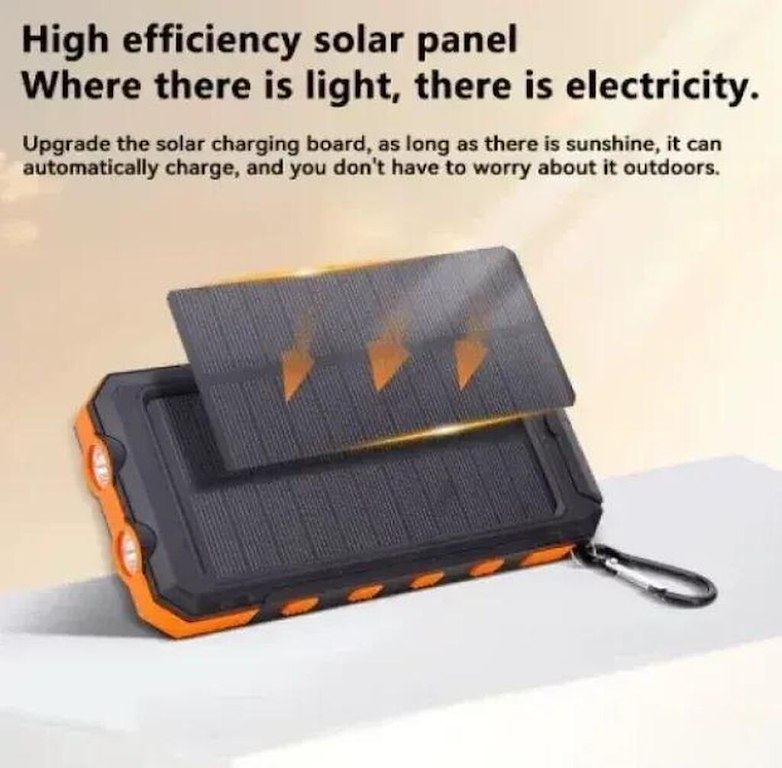 Solarni power bank sa solarnim panelom visokog stepena efikasnosti –
