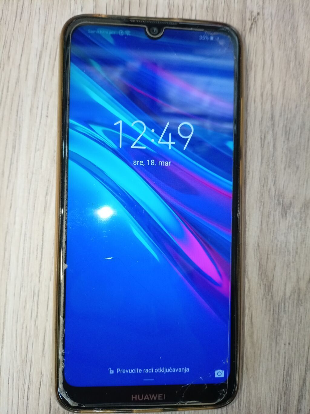 Huawei Y6 2019 (model MRD-LX1) - Ekran: 6.09" Dewdrop HD+ (notch u