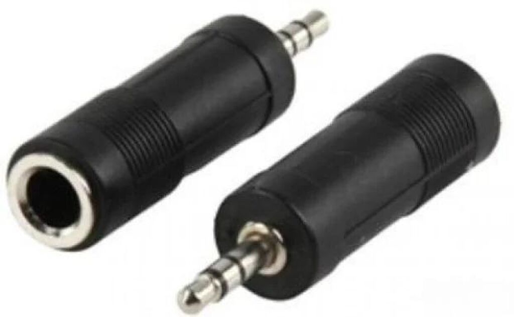 Adapter 6.35 mm (1/4") ženski na 3.5 mm muški TRS stereo - Pretvara