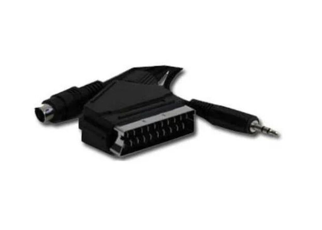 SCART na 3.5 mm + S-Video adapter/kabal - Konektori: SCART (21-pin)