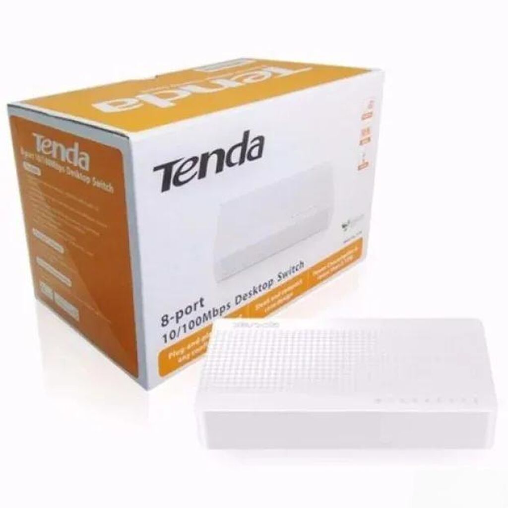 Tenda 8-port 10/100 Mbps desktop svič - 8 Fast Ethernet RJ-45 portova