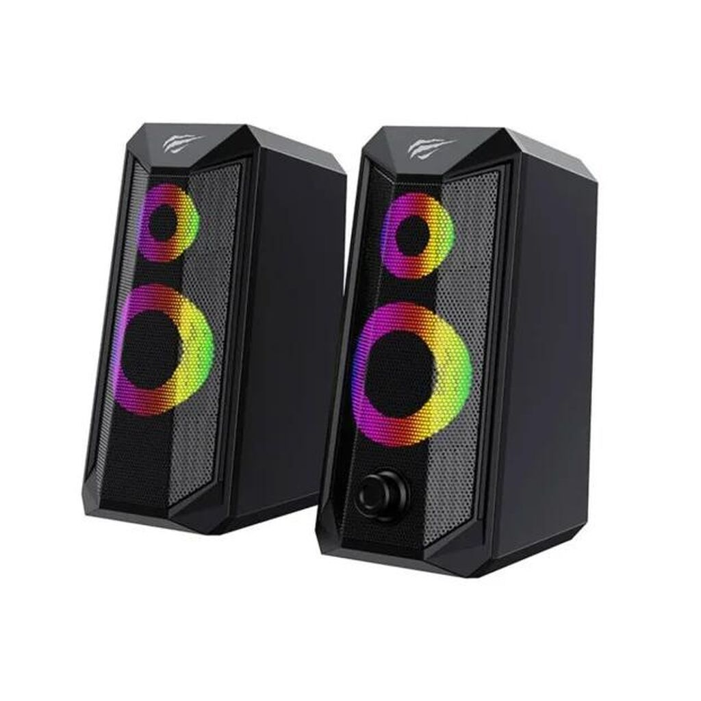Gaming stereo zvučnici sa RGB osvetljenjem - Set od 2 kompaktna