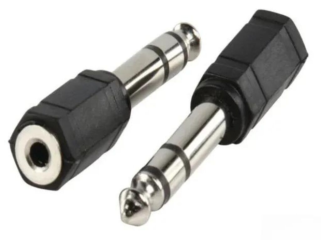 Audio adapter 3.5 mm ženski na 6.35 mm muški (stereo) - Konektori